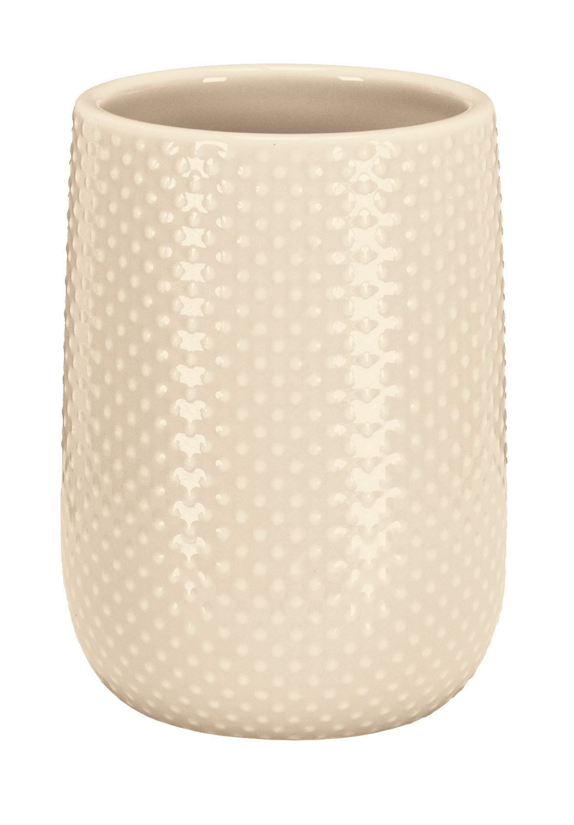 Zahnputzbecher DOTTY Sandbeige kaufen – Kleine Wolke Shop